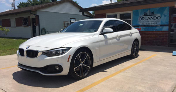 White BMW - Window Tint Specialists